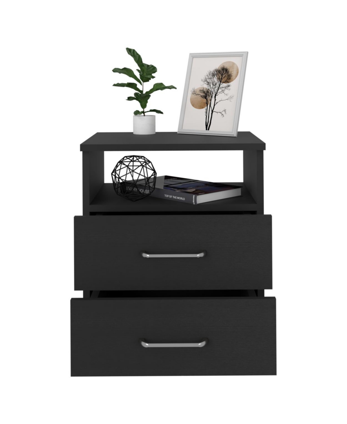 Click here for Streamdale Napoles Nightstand  Superior Top  Two D... prices