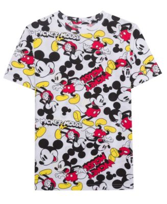 Mickey Mouse Big Boys All Over Print Graphic T-Shirt - Macy's