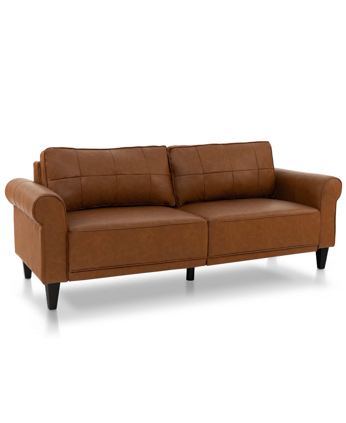 Click here for Modern Sofa Couch Pu Leather 81.5 3-Seater with 2... prices