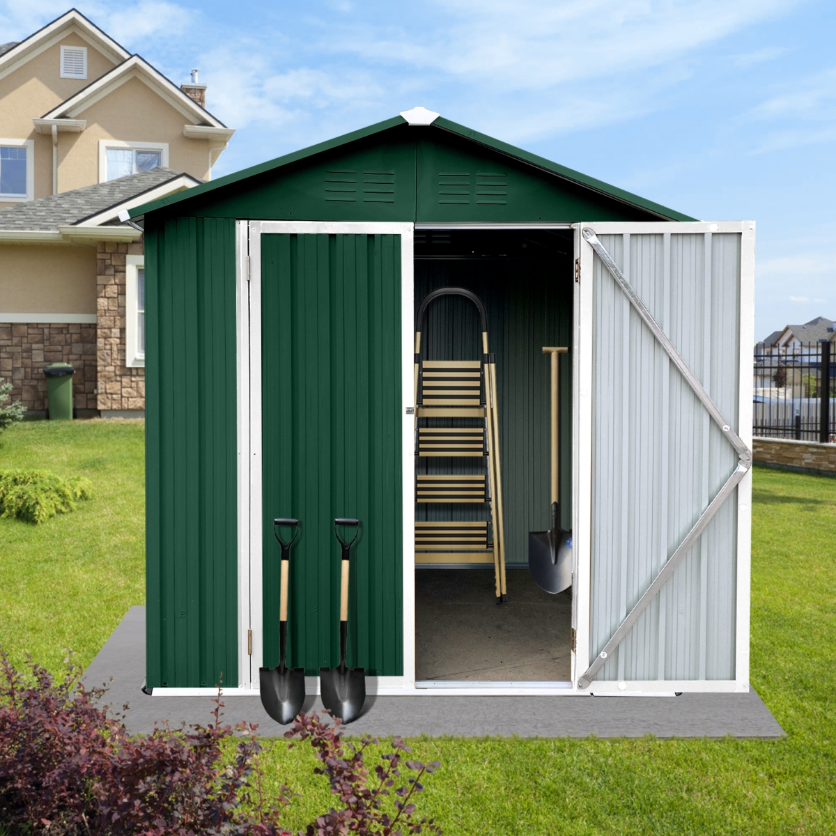 Click here for Streamdale Outdoor Storage Sheds 4FTx6FT Apex Roof... prices