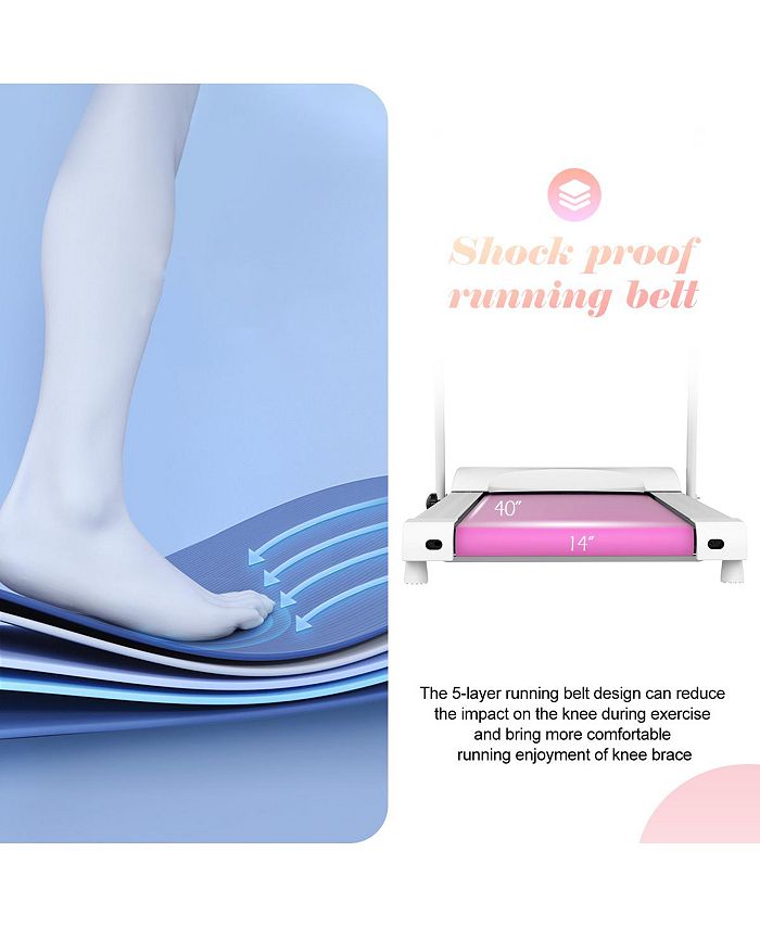 Simplie Fun Compact Electric Treadmill for Small Spaces - Macy's