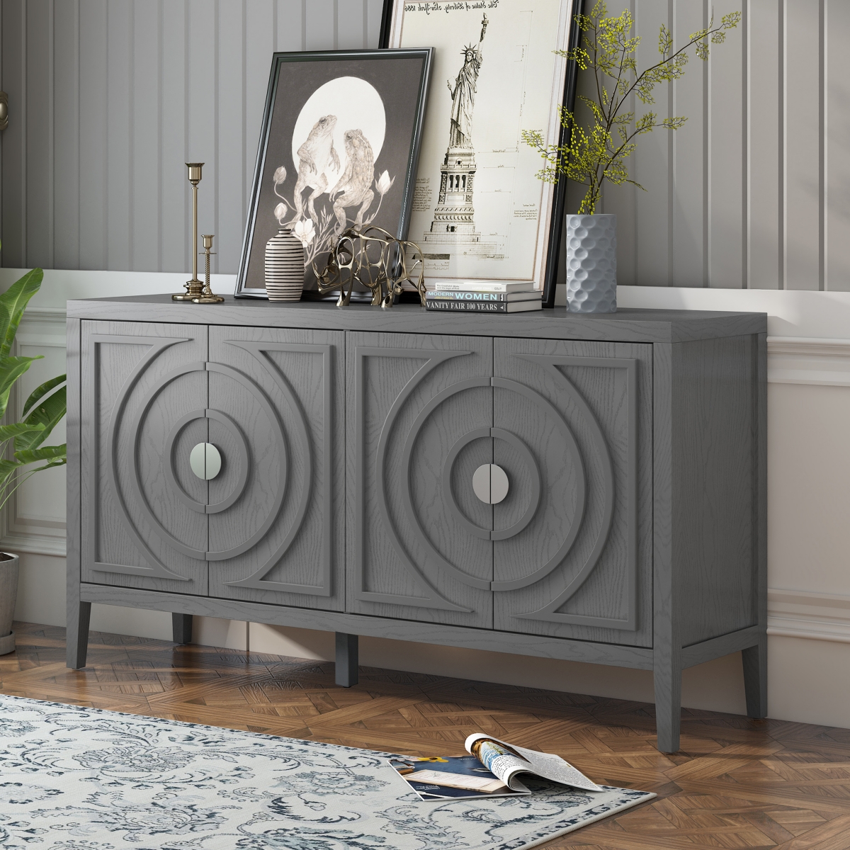 Click here for Streamdale Vintage Sideboard Door with Retro Groov... prices