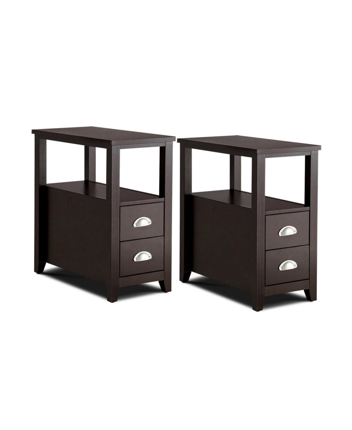 Click here for Inolait 2 Pieces Wooden Bed-side Nightstand Set wi... prices