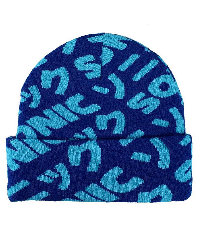 Sonic The Hedgehog Men's Sonic Flat Embroidery Blue AOP Jacquard ...