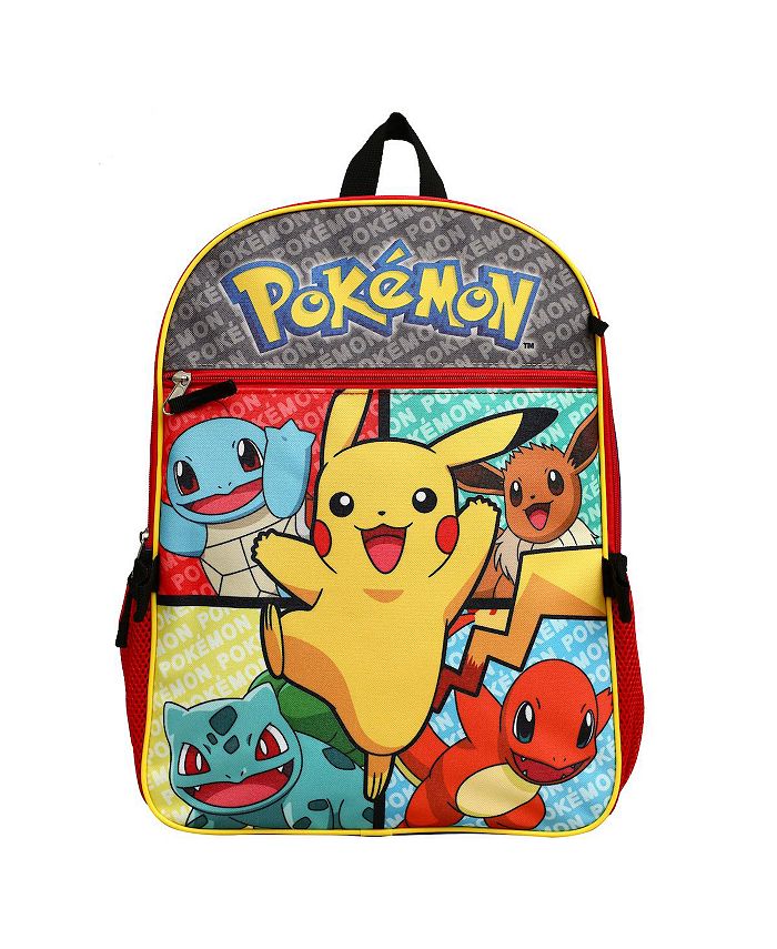 Pokemon Starter Characters 5-Piece Backpack Set - Macy's