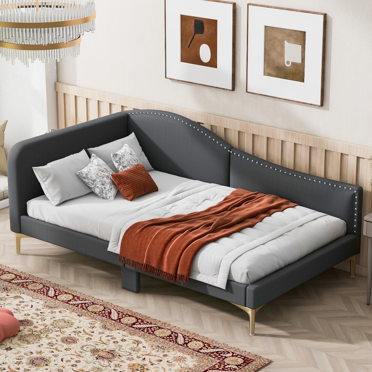 Click here for Streamdale Twin Size Upholstered Daybed With Headb... prices