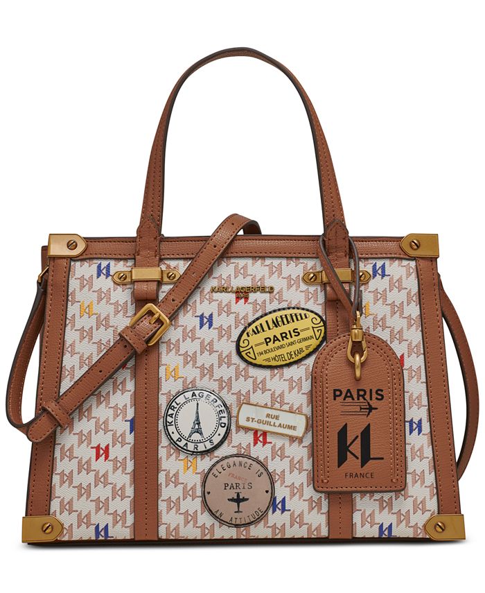 KARL LAGERFELD PARIS Marselle Satchel - Macy's