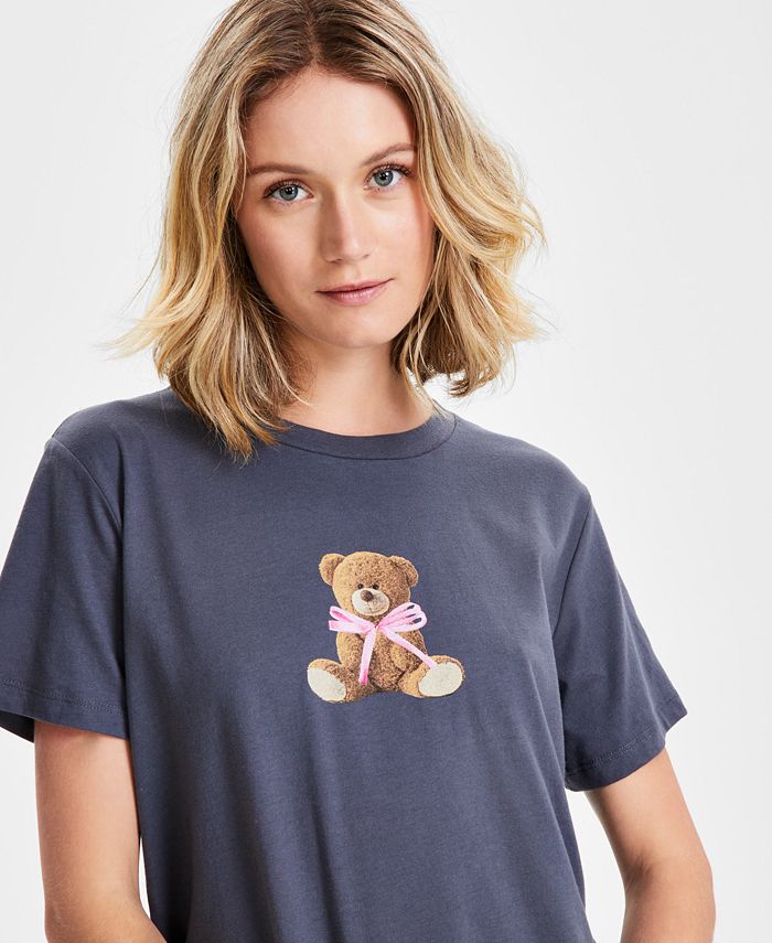 Grayson Threads, The Label Juniors' Teddy Bear Graphic T-Shirt - Macy's