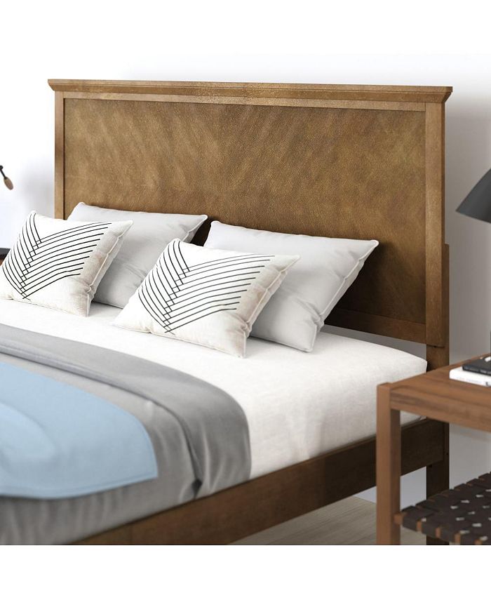 MERRICK LANE Norwich Solid Wood Platform Bed Frame With Slatted ...