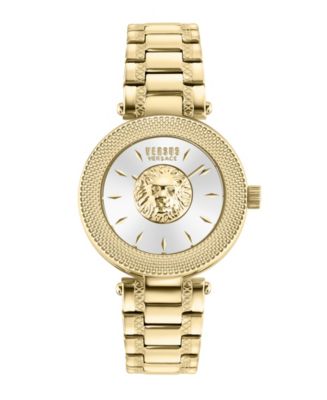 Versus Versace Women's Brick Lane Lion IP Yellow Gold Stainless Steel ...