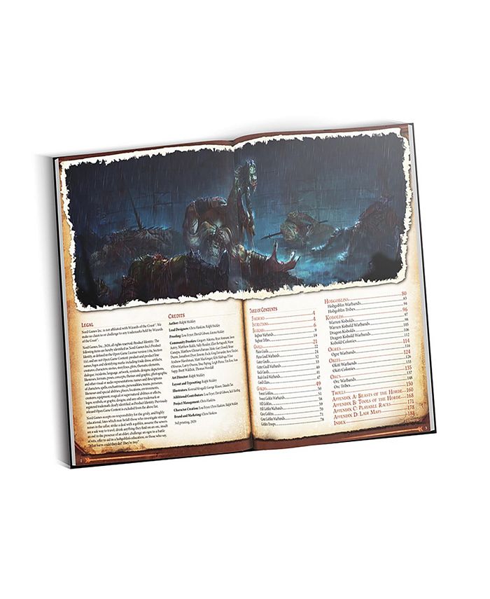Nord Games Ultimate Bestiary Revenge of the Horde RPG Supplement Book ...