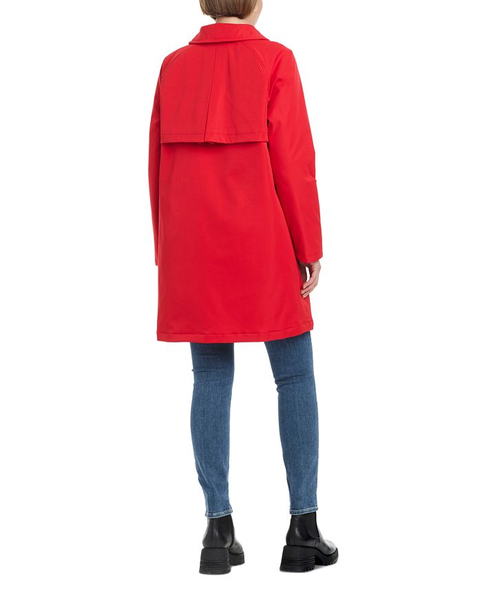 kate spade new york Women's Hooded A-Line Raincoat - Macy's