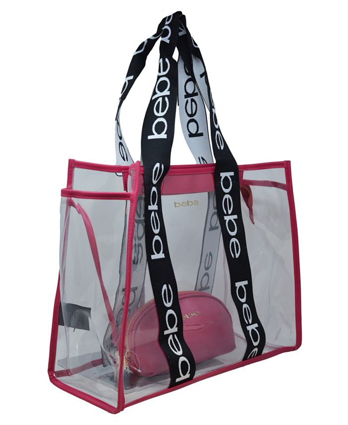 Bebe Hana Clear Tote Bag - Macy's