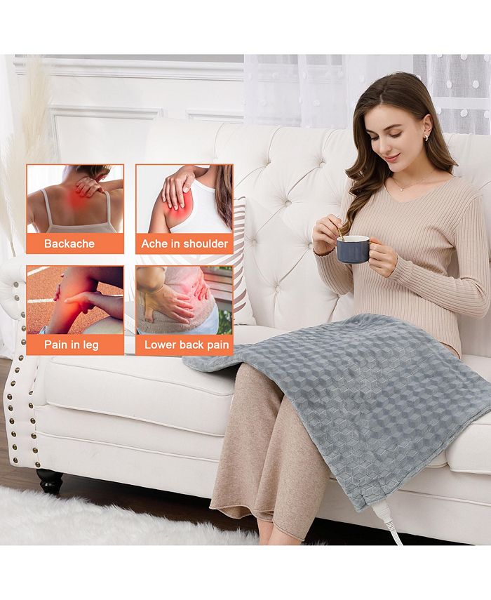 CAROMIO Electric Heating Pad Extra Large, 17" x 33" - Macy's
