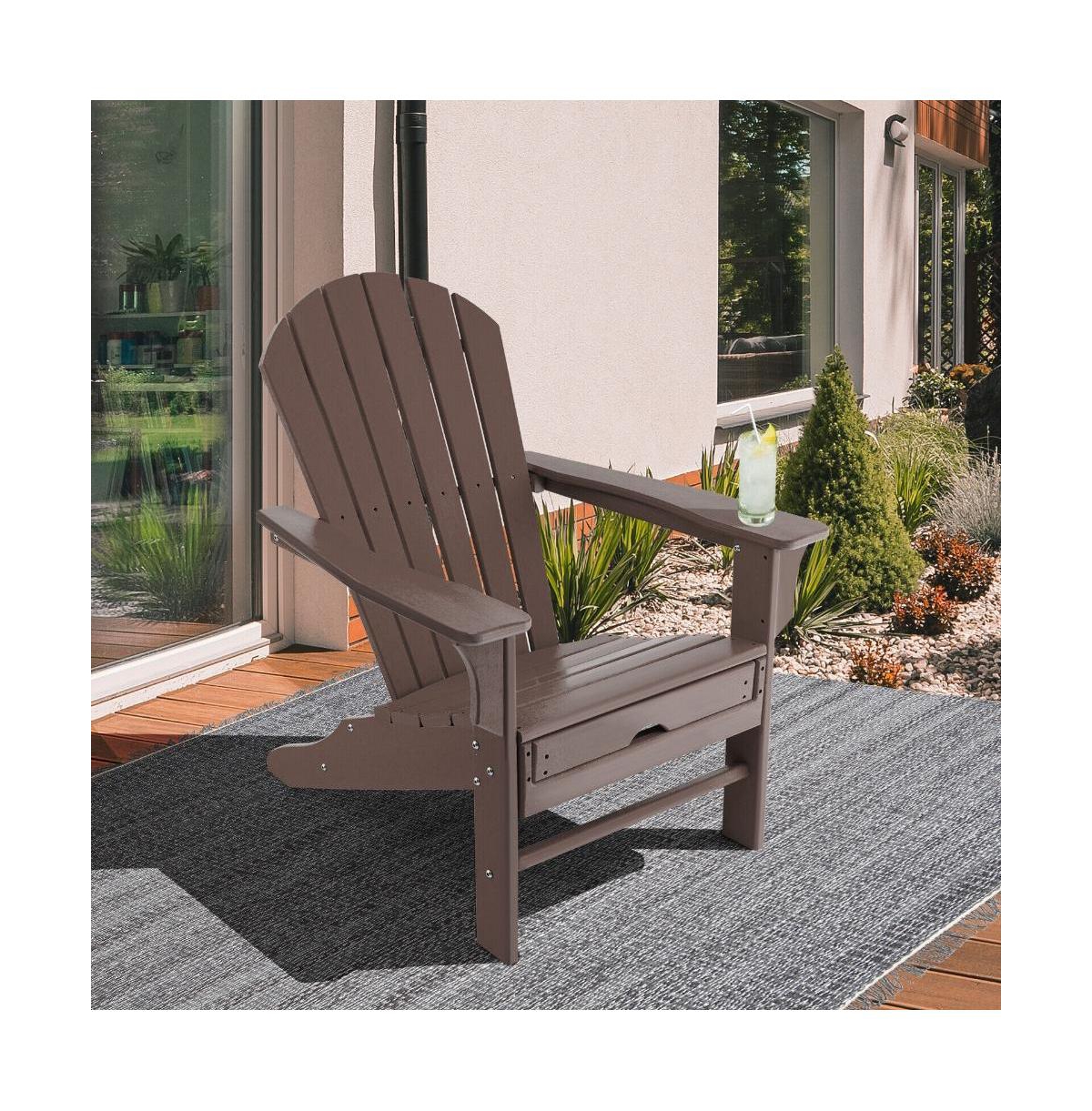 Click here for Slickblue Patio Hdpe Adirondack Chair with Retract... prices