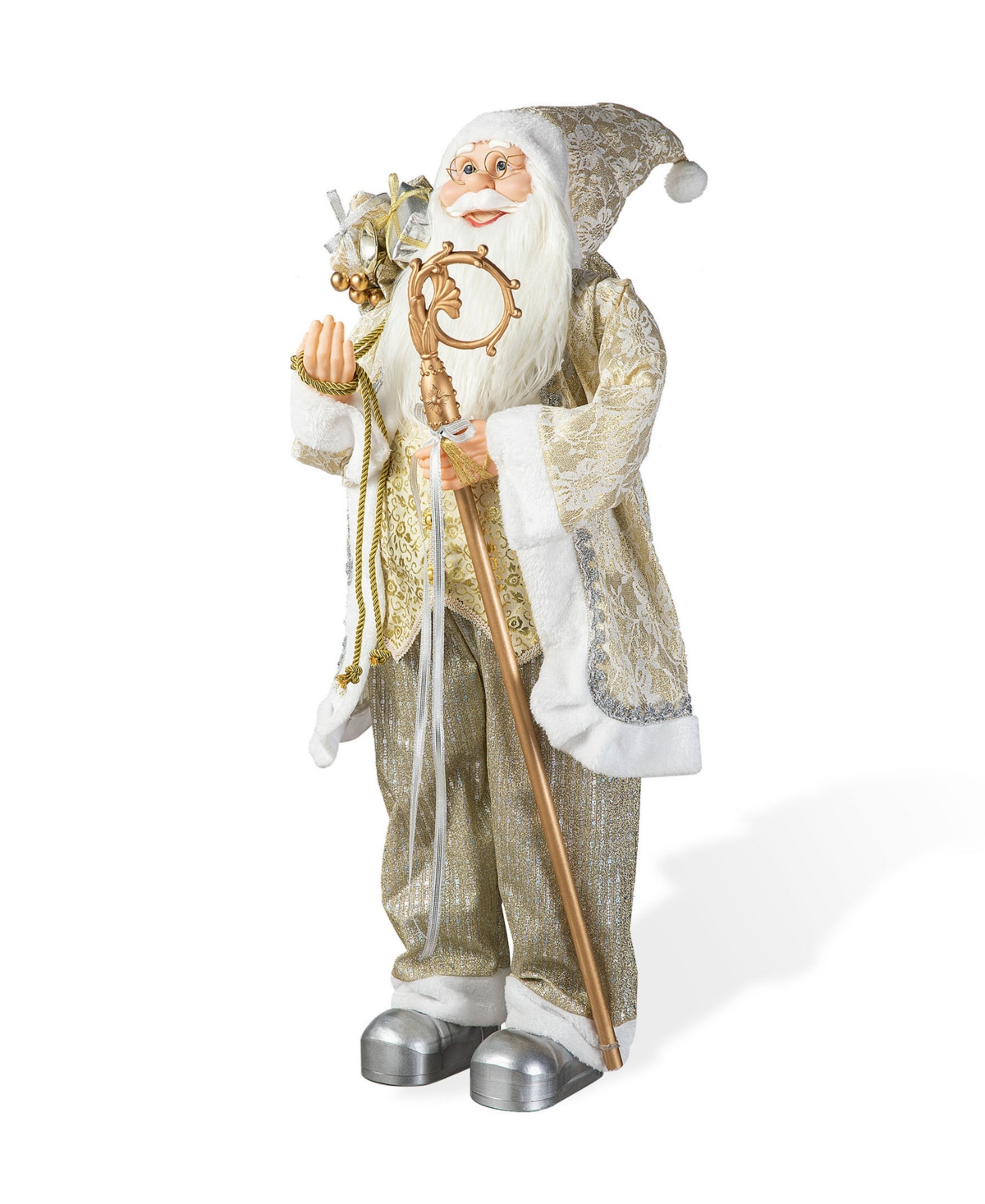 Click here for Glitzhome 35 H Oversized Christmas Elegant Santa F... prices