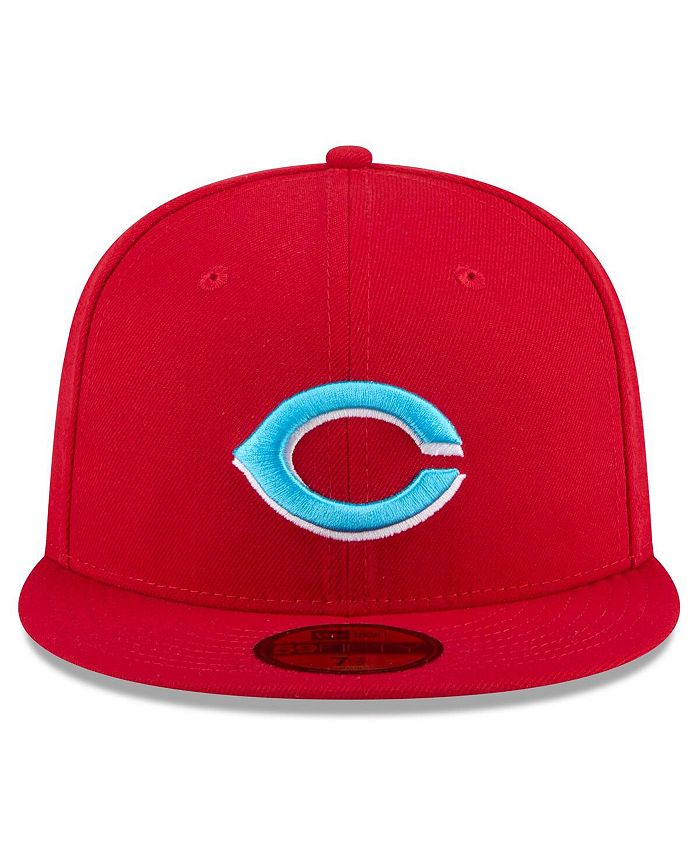 New Era Men's Red Cincinnati Reds 2024 Father's Day 59FIFTY Fitted Hat ...
