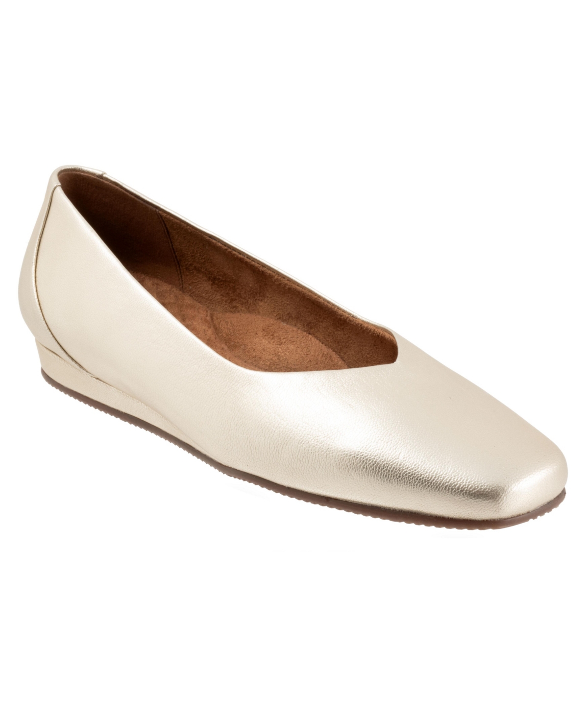 Click here for Softwalk Vellore Flat - Champagn metallic prices