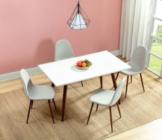 Streamdale Furniture Martin Dining Table, Rectangle, White - Macy's