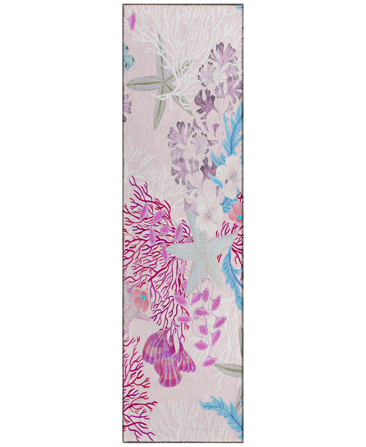 Click here for Dalyn Seabreeze SZ1 23x76 Runner Area Rug - Rose prices