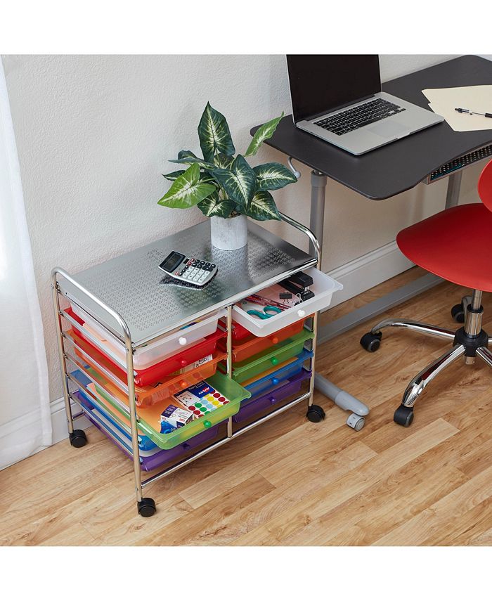 ECR4Kids 12-Drawer Mobile Organizer, Assorted - Macy's