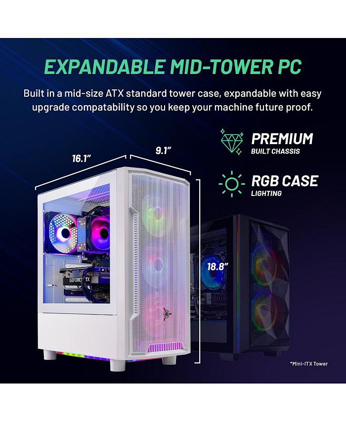 Skytech Gaming Skytech Archangel Gaming PC, Intel i5 12400F, RTX 4060 ...