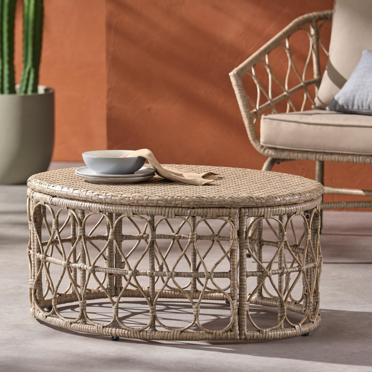 Click here for Streamdale Furniture Stunning Woven Wicker Coffee... prices