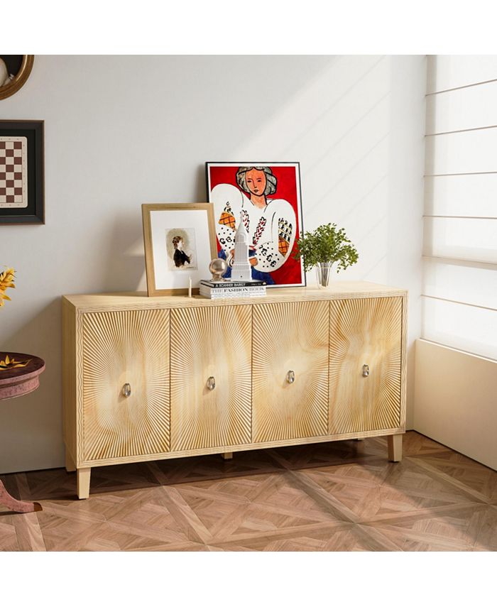 Simplie Fun Versatile Cabinet for Multipurpose Storage and Organization ...