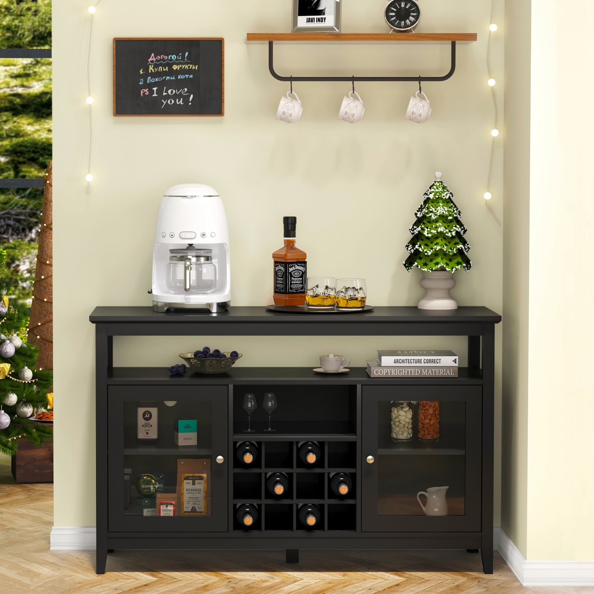 Click here for Streamdale Storage Buffet Cabinet/Sideboard/Tv Con... prices