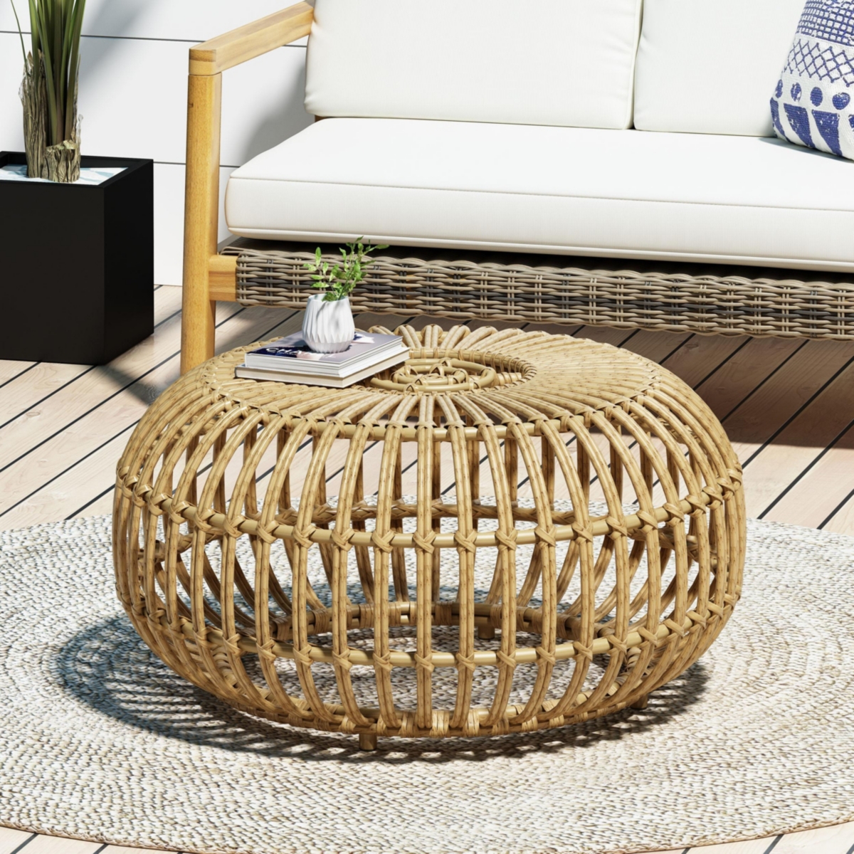 Click here for Streamdale Furniture Boho-Chic Handcrafted Faux Ra... prices