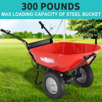 Simplie Fun Electric Powered Wheelbarrow - 24V DC, 330lbs Capacity - Macy's
