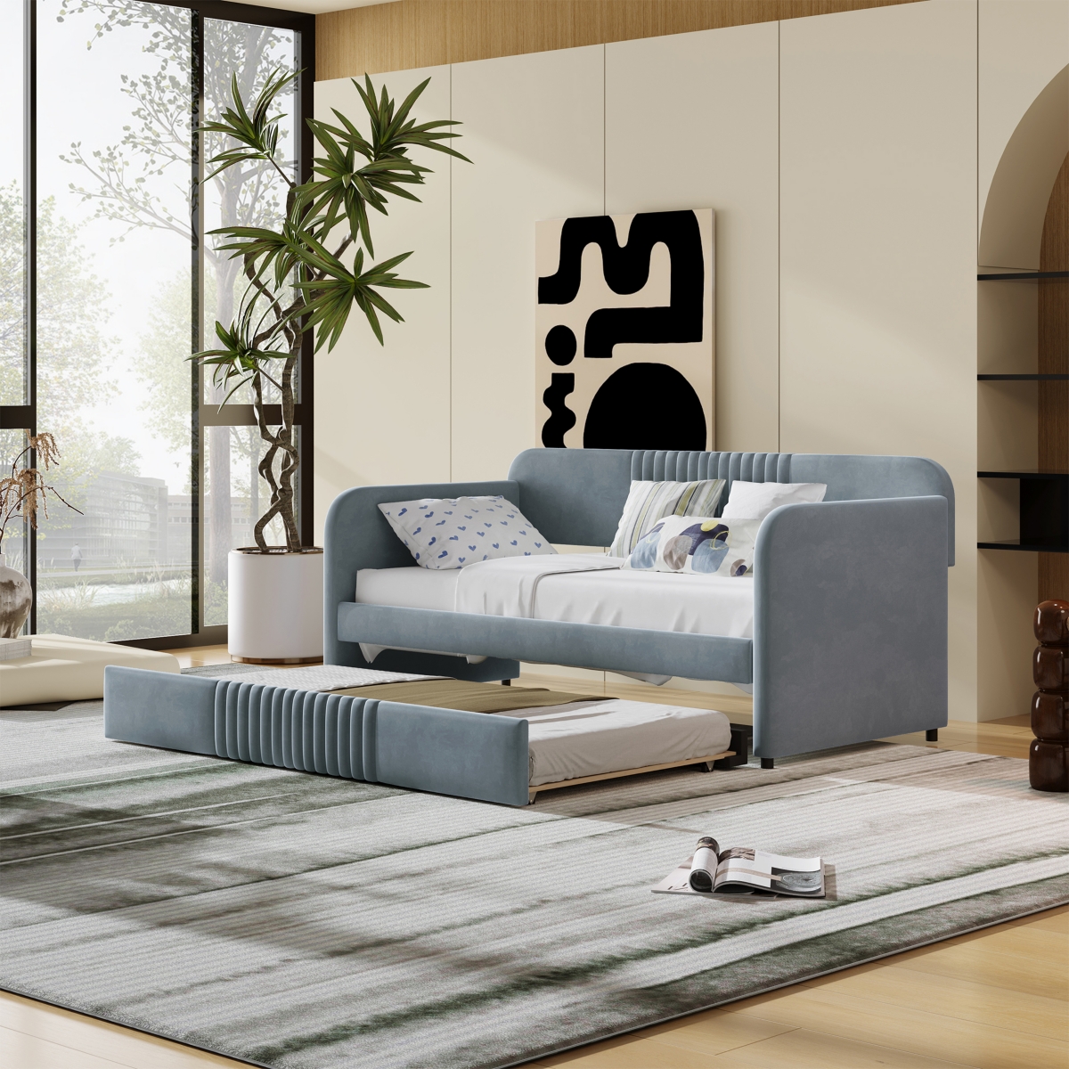 Click here for Streamdale Upholstered Daybed Sofa Bed Twin Size W... prices