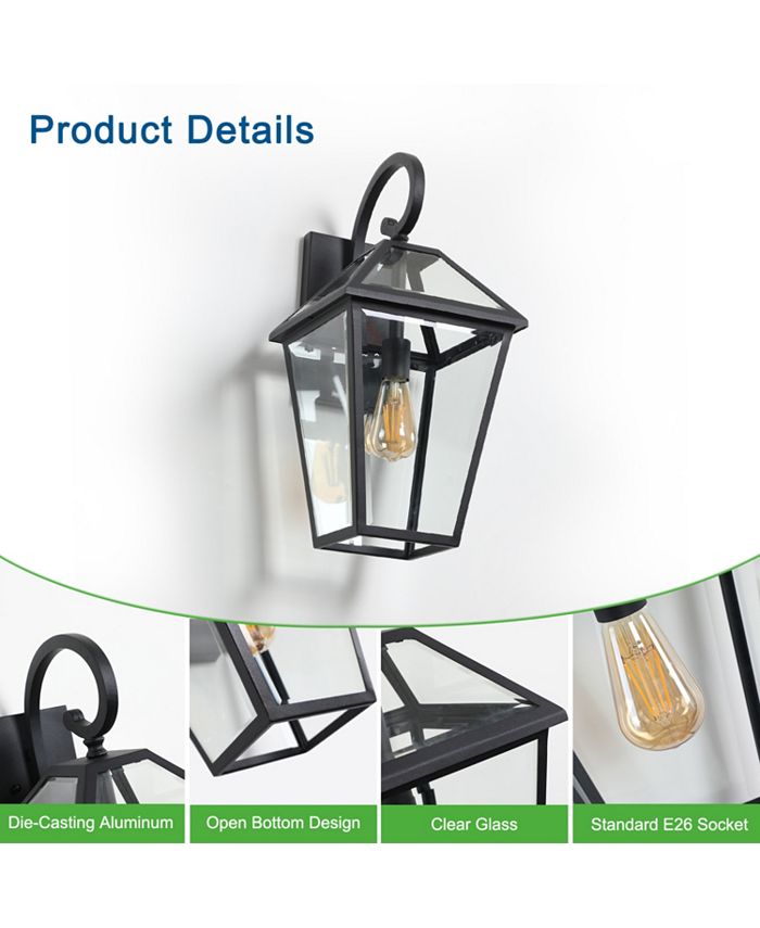 Simplie Fun Modern Outdoor Waterproof Wall Lamp(2pack) - Macy's