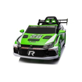 Streamdale Furniture 12V Kids Electric Ride-On Car with Music, Lights ...