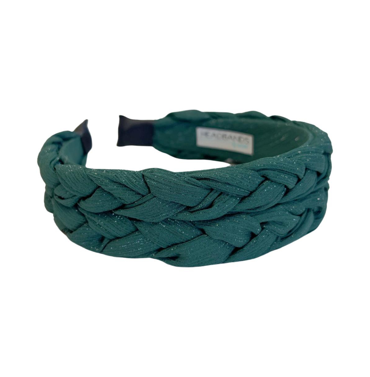 Click here for Women s Blushing Braid Headband - Dark Green - Dar... prices