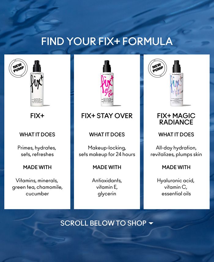 MAC Fix+ Original Multitasking Setting Spray, 3.4 oz. - Macy's