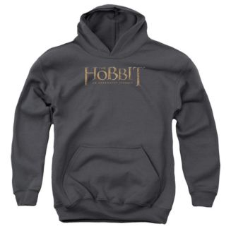 The Hobbit Youth Distressed Logo Pull Over Hoodie / Hooded Sweatshirt ...
