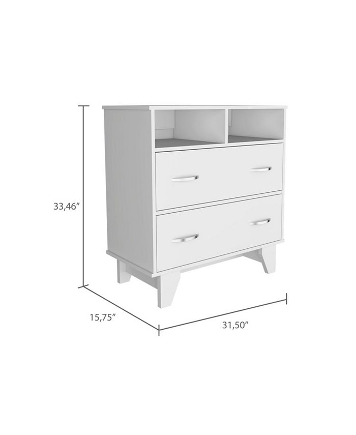 FM FURNITURE Portobelo Two Drawer Dresser - Macy's