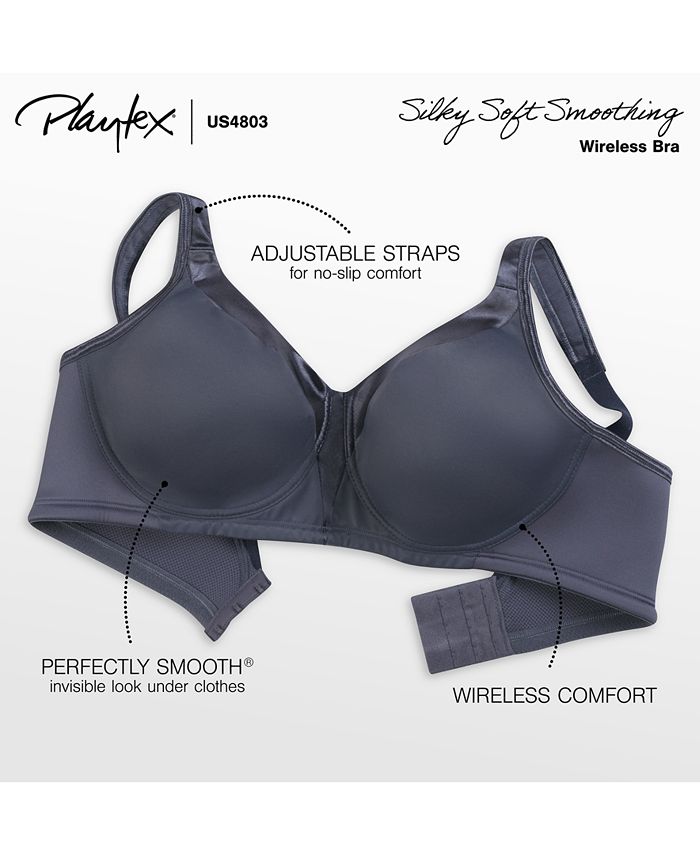 Playtex Full Figure 18 Hour Sleek & Smooth Wireless Bra 4803, Online ...