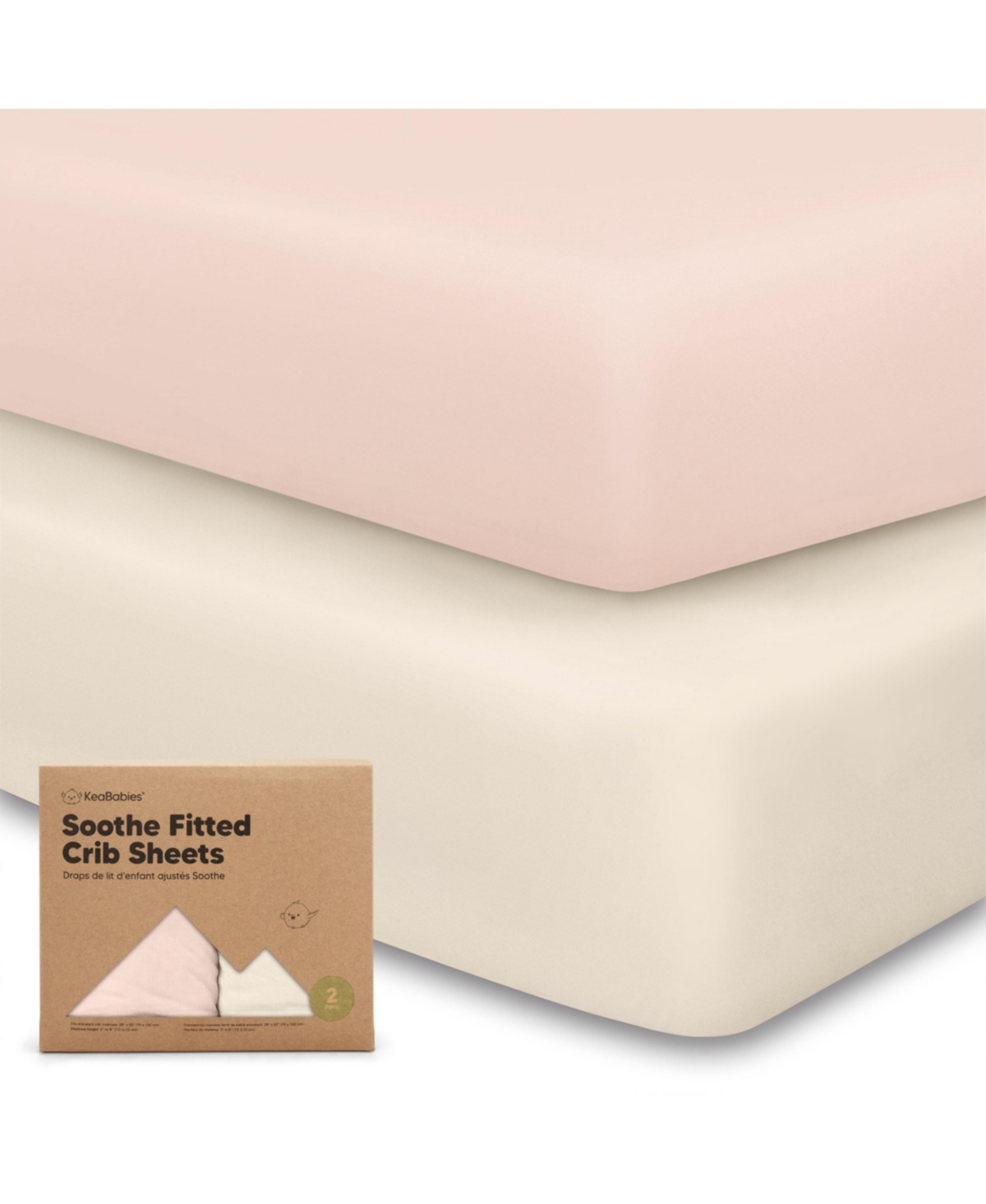 Click here for KeaBabies 2pk Soothe Fitted Crib Sheets Neutral  B... prices