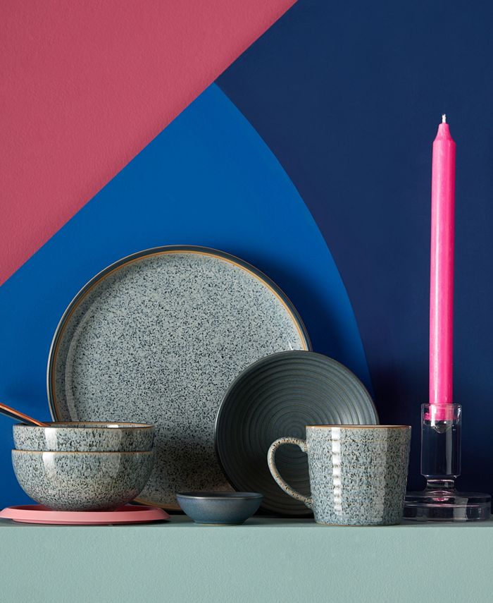 Denby Studio Grey Ridged Mug - Macy's