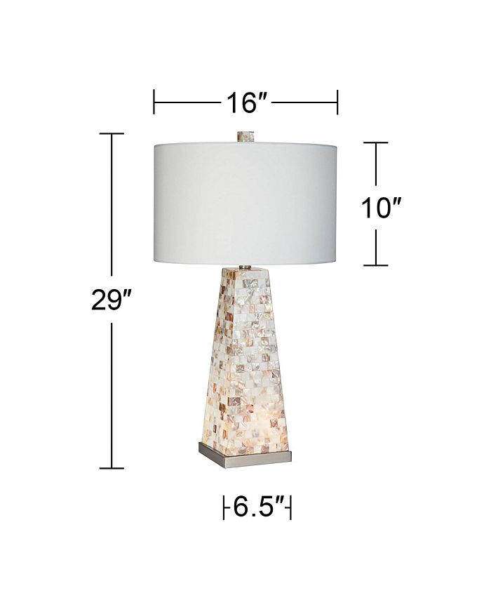 Possini Euro Design Lorin Modern Coastal Modern Table Lamp with ...