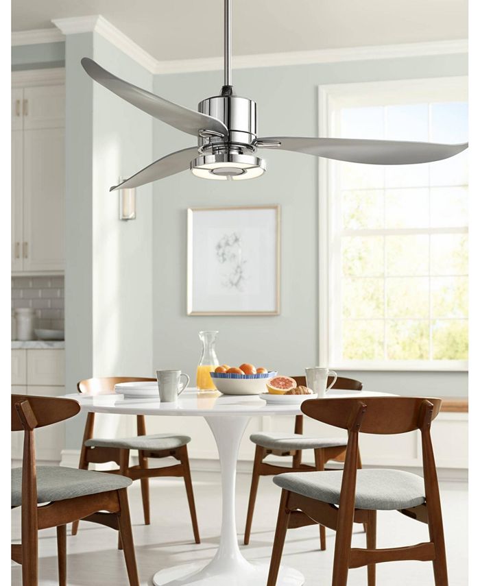 Possini Euro Design 56" Vengeance Modern 3 Blade Indoor Ceiling Fan ...