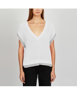 525 Women's Lizzie Cable Varsity Vest - Macy's