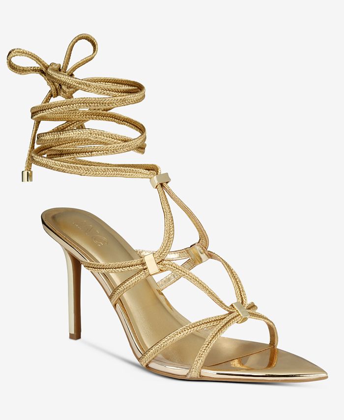 I.N.C. International Concepts Women's Laqueta Lace-Up Dress Sandals ...