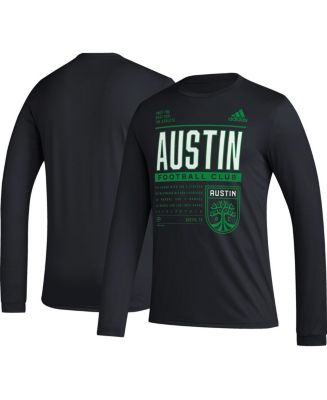 Adidas Men's Black Austin FC Club DNA Long Sleeve AEROREADY T-Shirt ...