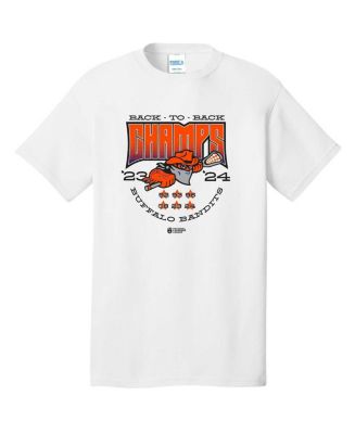ADPRO Sports Women's White Buffalo Bandits Back-To-Back NLL Cup Champions T-Shirt - Macy's
