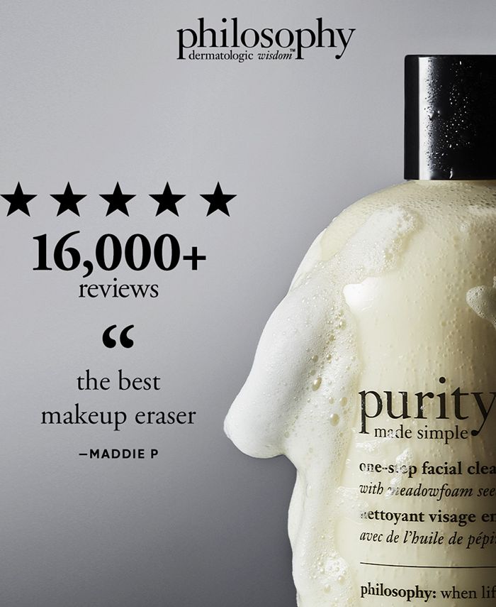 philosophy Purity Made Simple One-Step Facial Cleanser, 8 oz. - Macy's