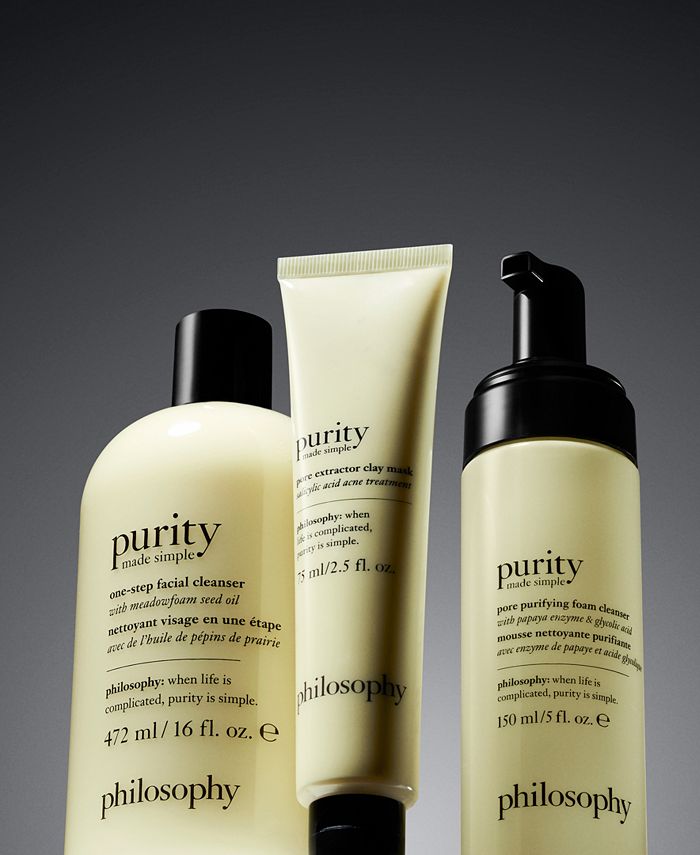 philosophy Purity Made Simple Pore Extractor Exfoliating Clay Mask, 2.5 ...