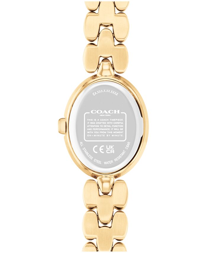 COACH Women's Gold Sammy Stainless Steel Watch 22.5mm - Macy's